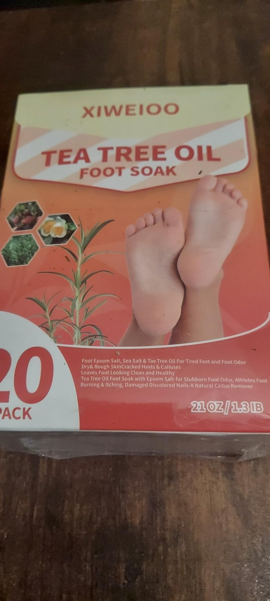 Amazon.com: XIWEIOO 20 Pack Himalayan Pink Salt Feet Soak lavender ...