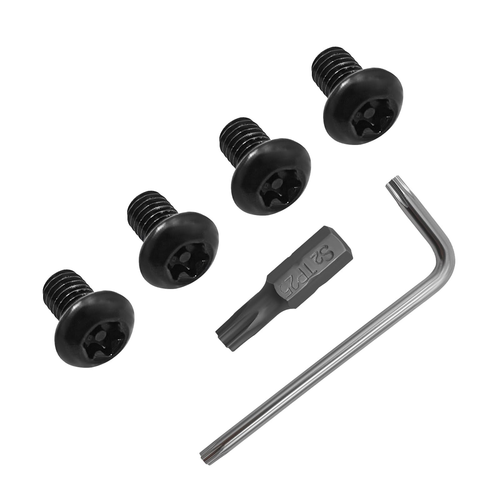 Amazon.com: Augeny Anti Theft License Plate Screws Set, Stainless Steel ...