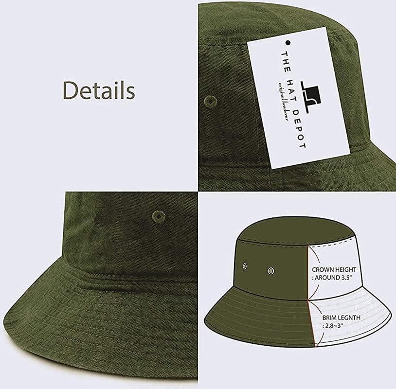 Buy Fabchoice- Summer Bucket Cap, Fisher Cap, Round Cap Small Brim ...