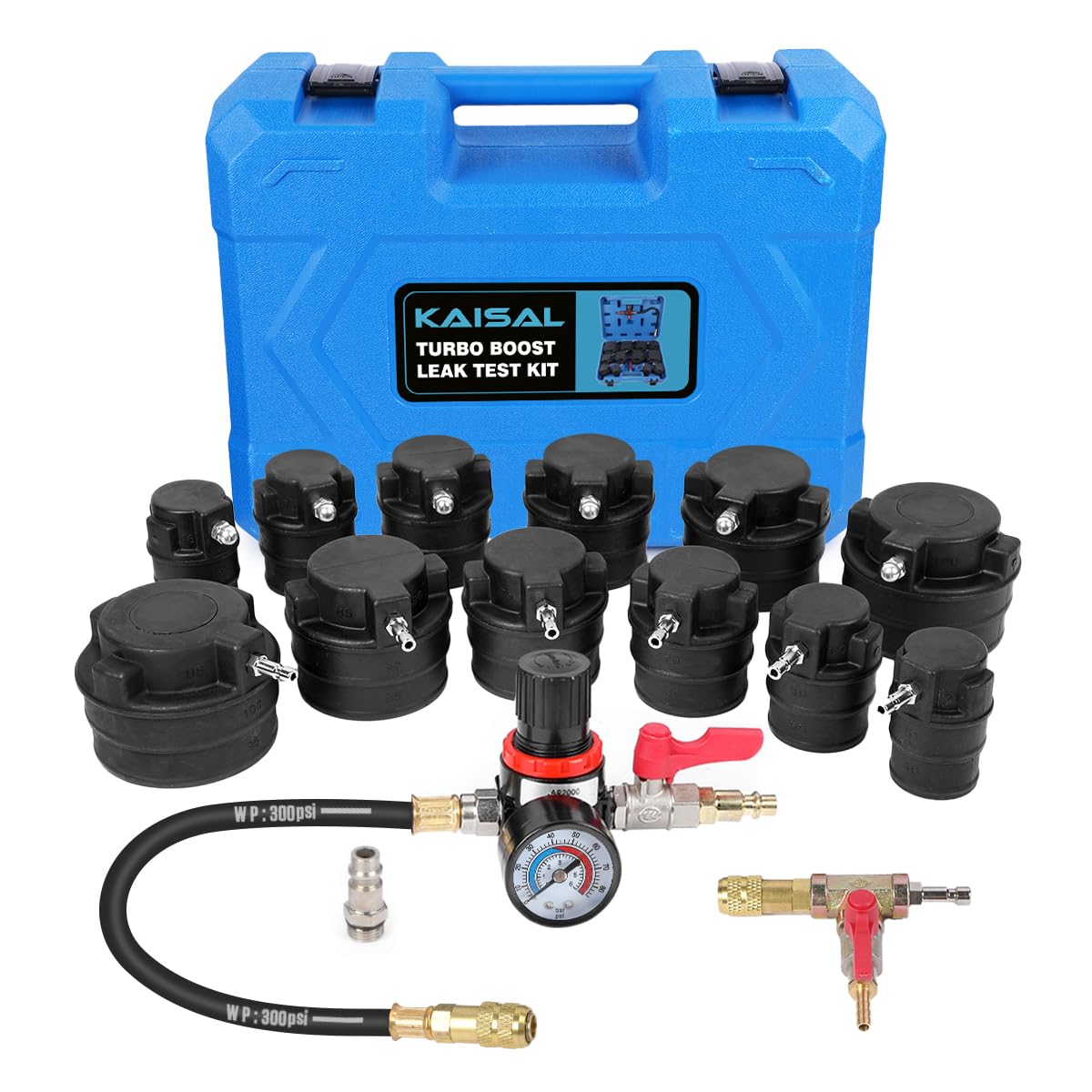 Snapklik.com : Turbo Boost Leak Tester Kit 14PC Boost Leak Test Kit w ...