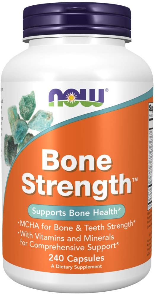 Amazon.com: NOW Supplements, Bone Strength™ with Microcrystalline ...