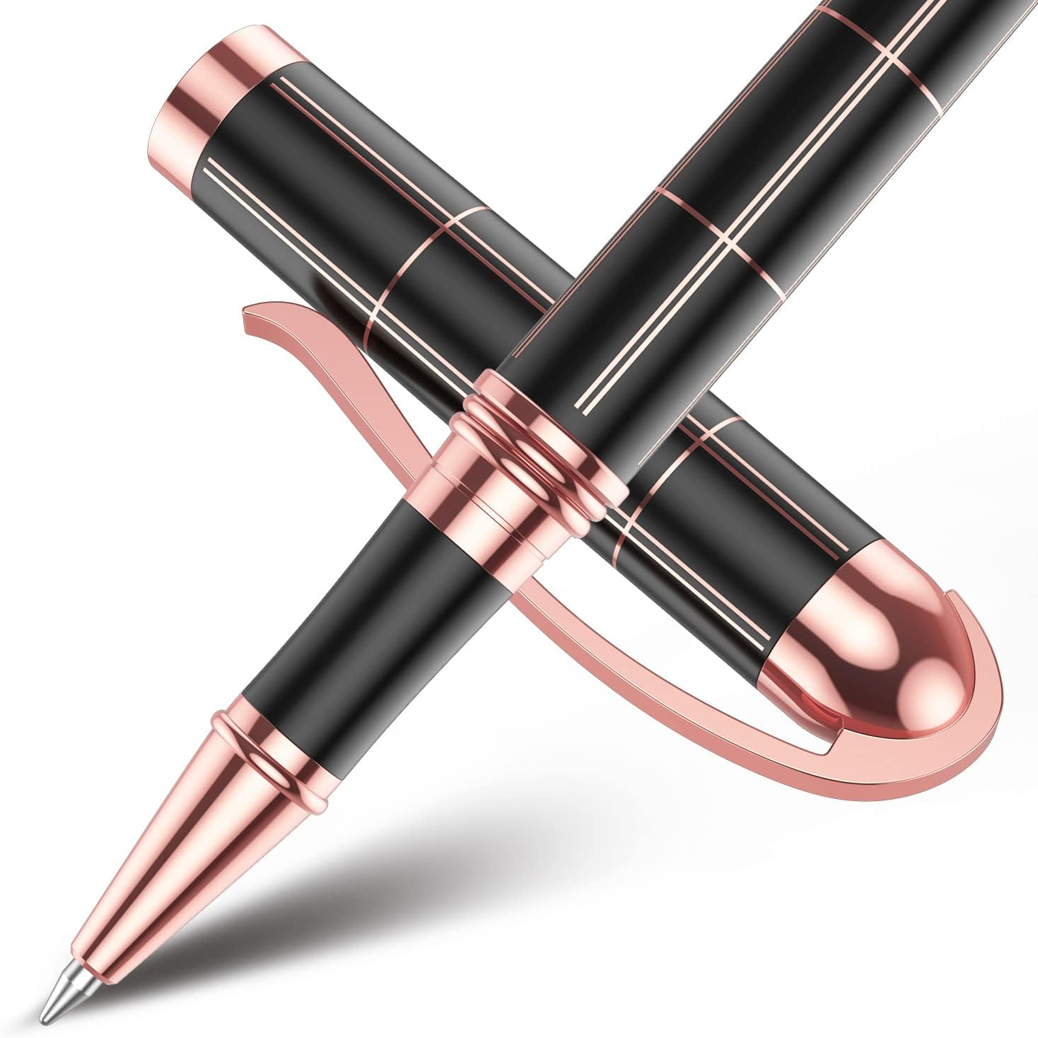 Amazon.com: Penmanshop Rose gold Metal Pen, Twist Retractable ...