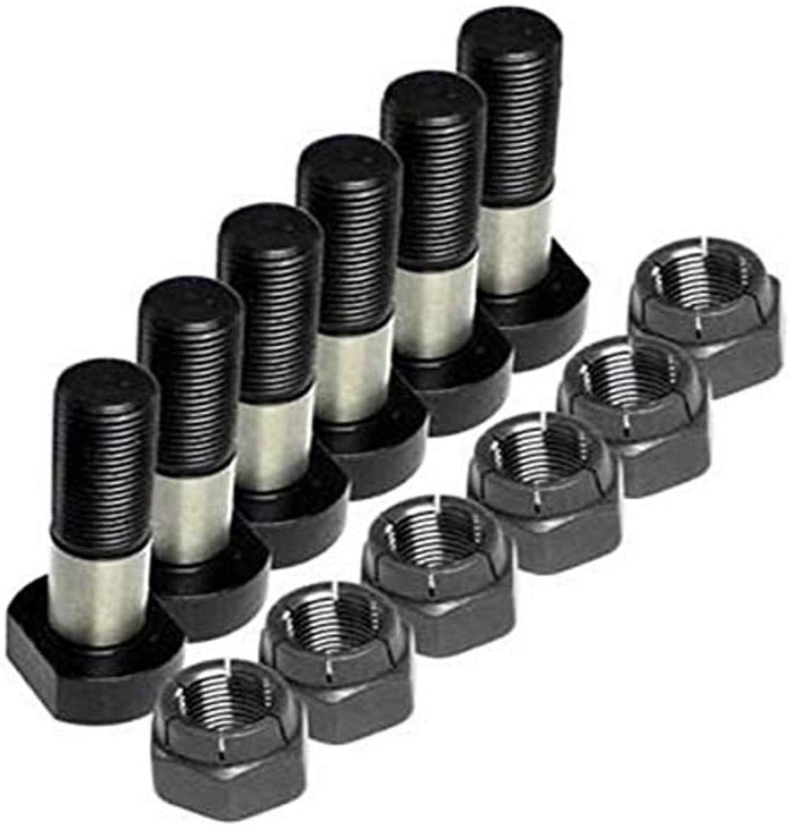 Amazon.com: IATCO 274C-28K-IAT Mack Drive Lug and Nut Kit, Set of 6 ...