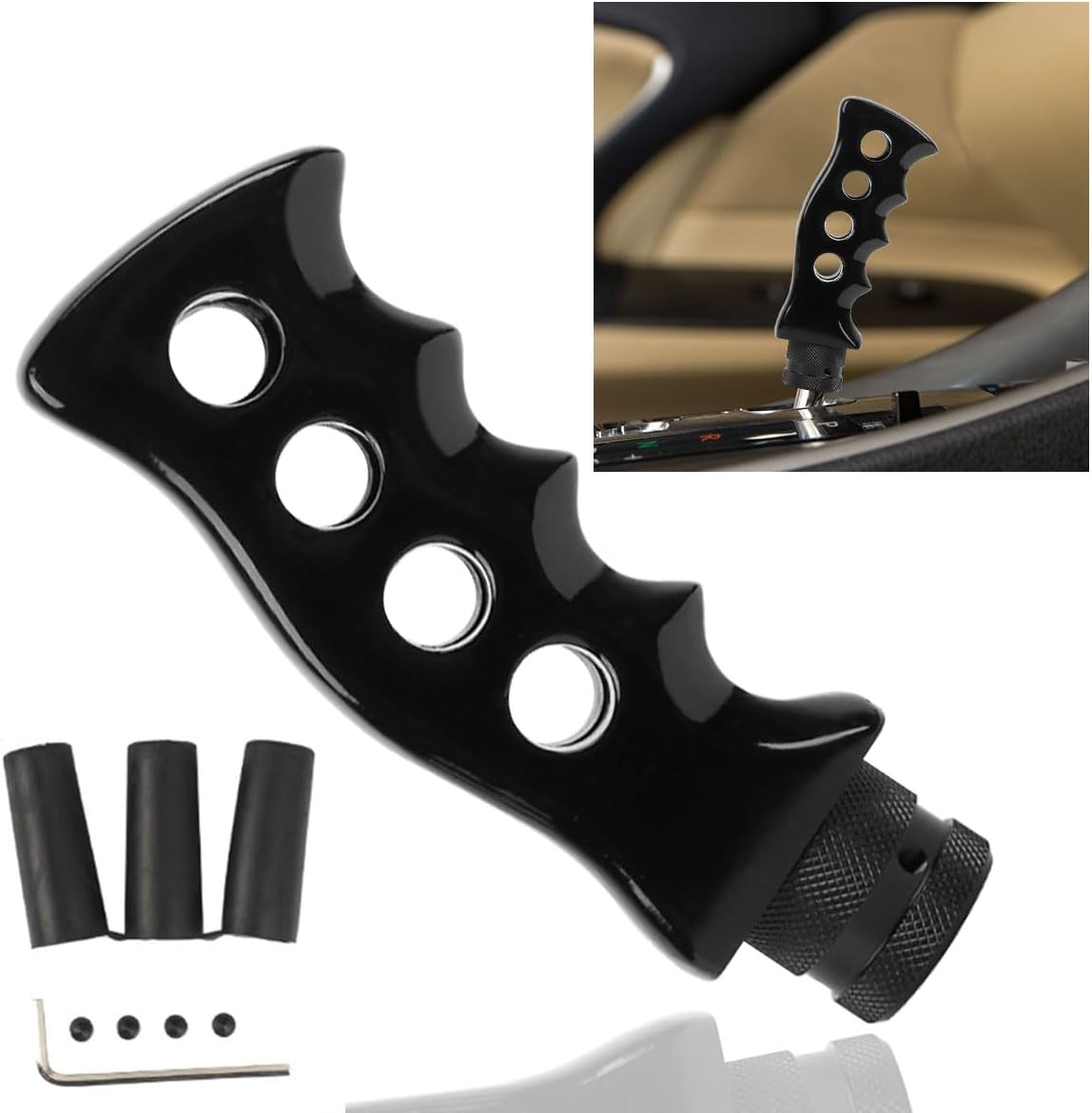 Amazon.com: Car Gear Shift Handle Lever Knob, Knife Handle Gear Shifter ...