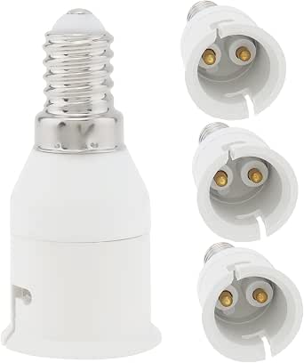 RTNLIT E14 to B22 Adapter Converter, ES Edison Small Screw to Bayonet ...