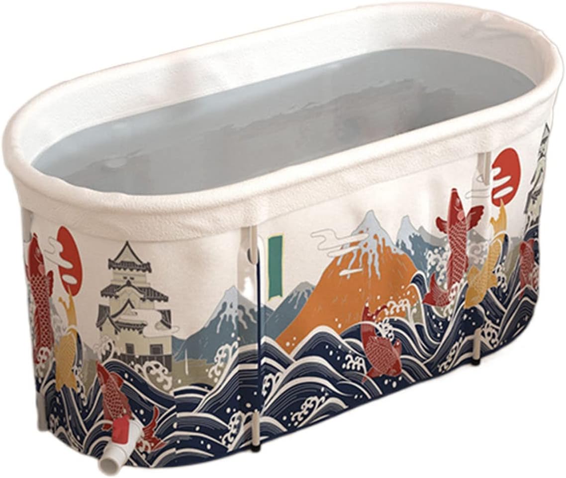 Collapsible Bathtub for Adults Portable Bathtub Soaking Bath Tub for ...