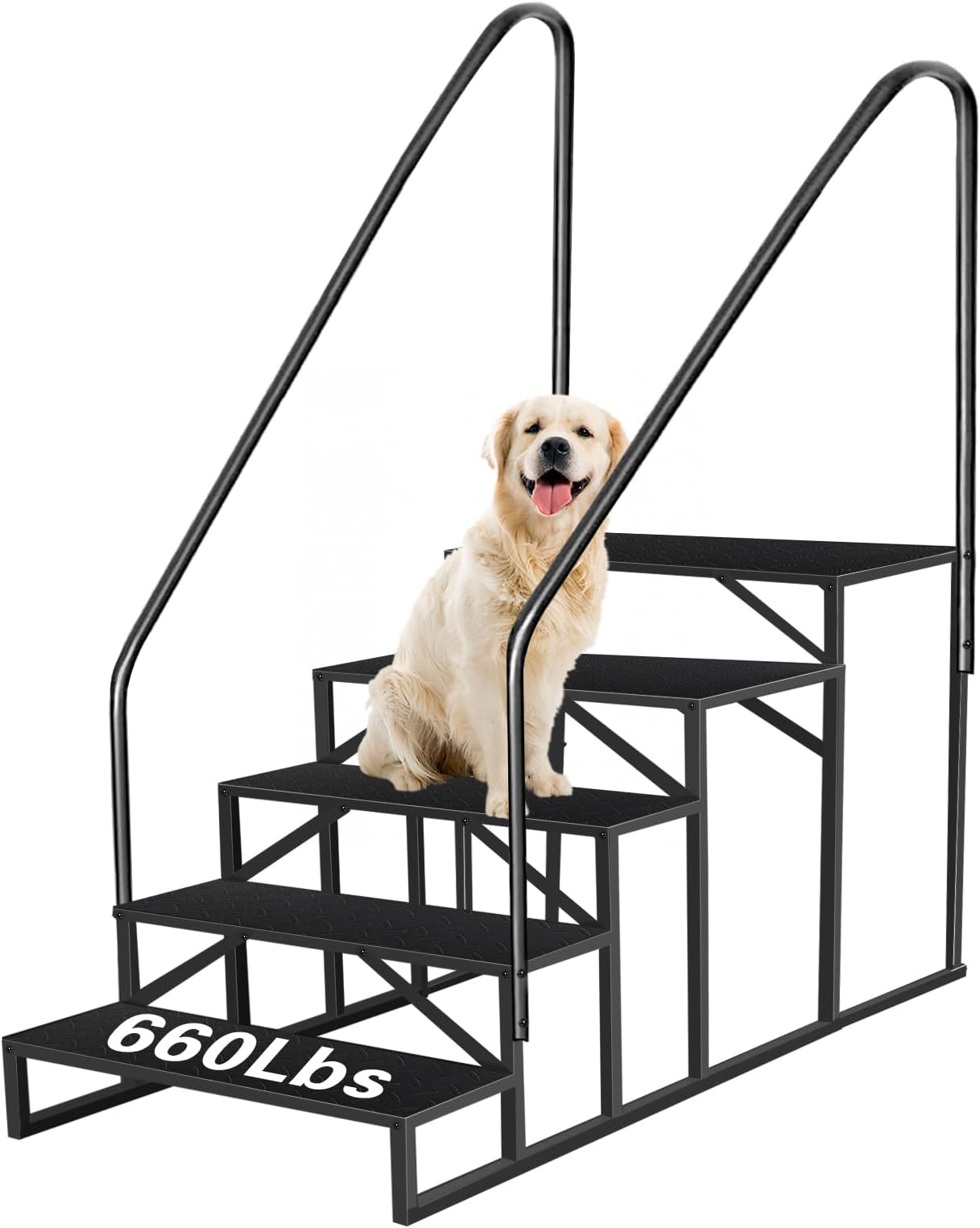 Amazon.com: Sidasu RV Steps with Handrail, 4 Steps Hot Tub Steps with ...