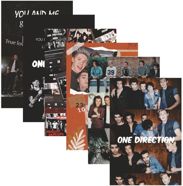 POSTER WALLAH One Direction Poster for Home Office and Student Room ...