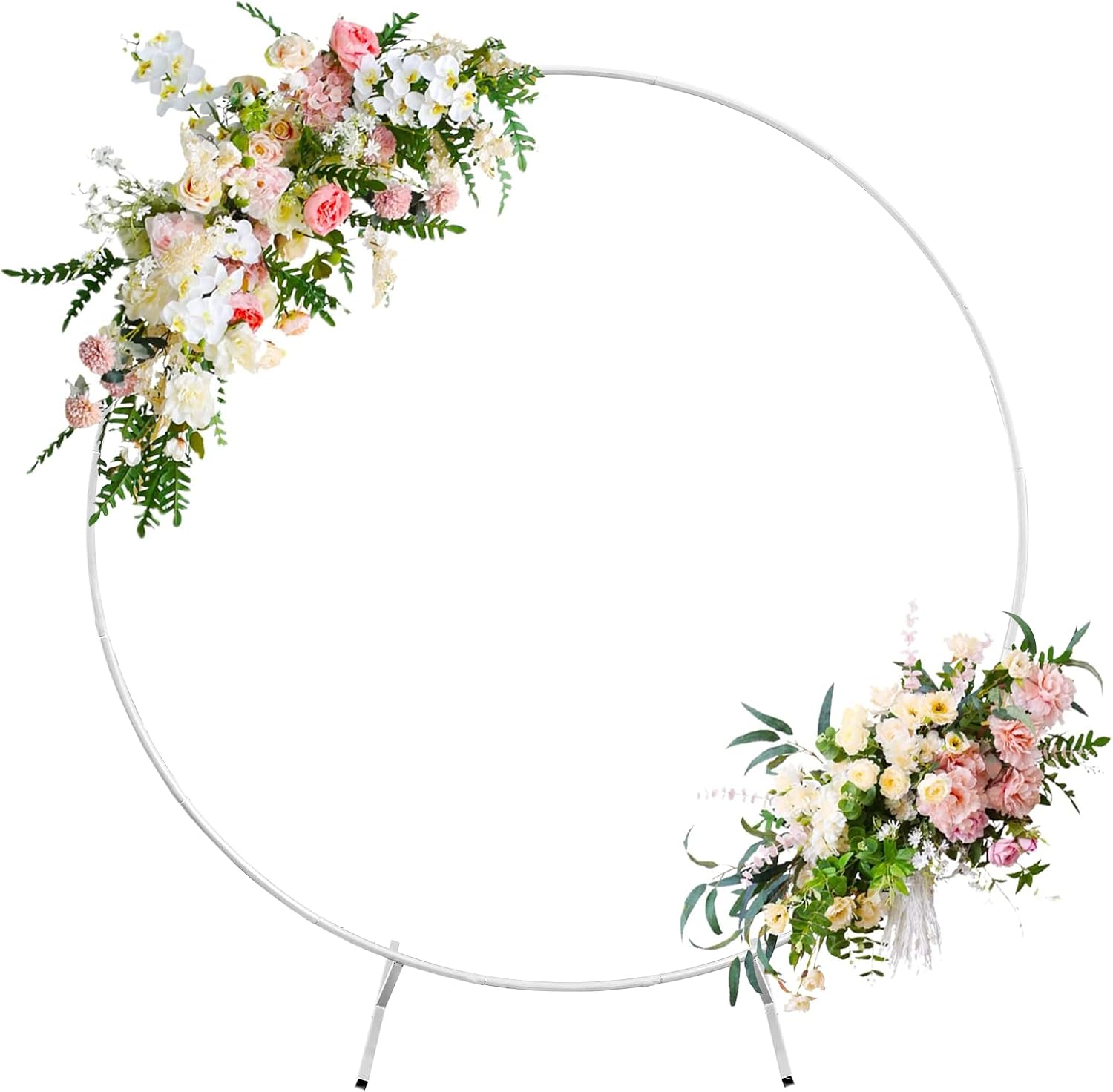 Amazon.com : Round Backdrop Stand, Balloon Arch Stand Metal Arch ...