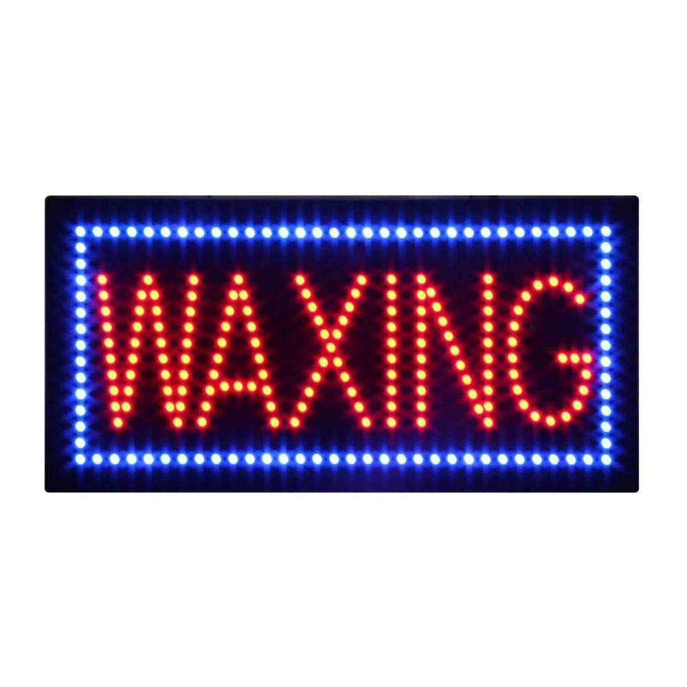 Amazon.com: LED Waxing Sign, Super Bright LED Open Sign for Beauty ...