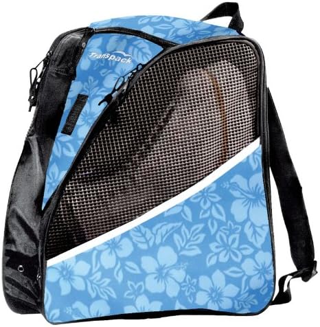 Amazon.com : Transpack Ice Bag (Light Blue Floral) : Ice Skating Bags ...