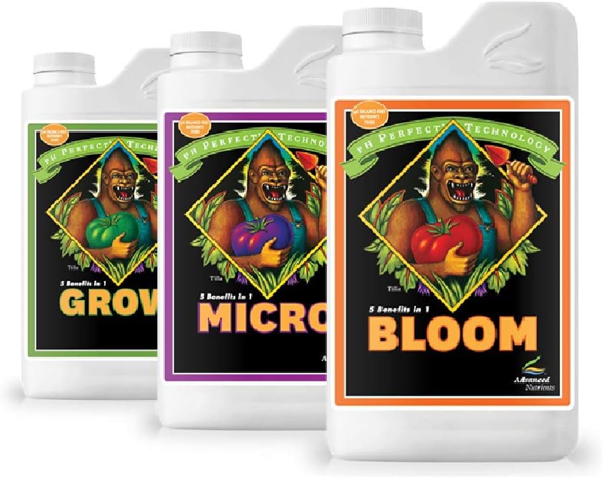 Amazon.com : Advanced Nutrients pH perfect Grow, Micro, Bloom 4L, 3 ...