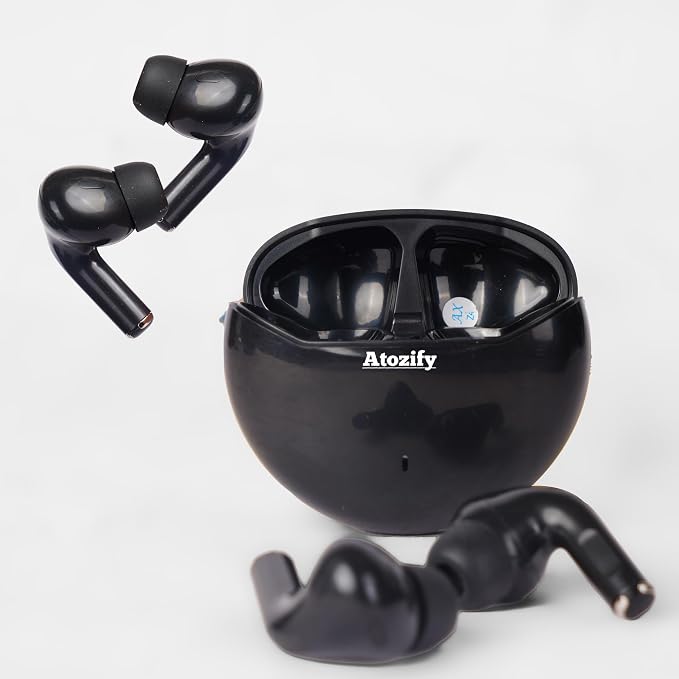 Atozify GX7 Gaming Wireless Earbuds with 40ms Low Latency | Quad Mic ...