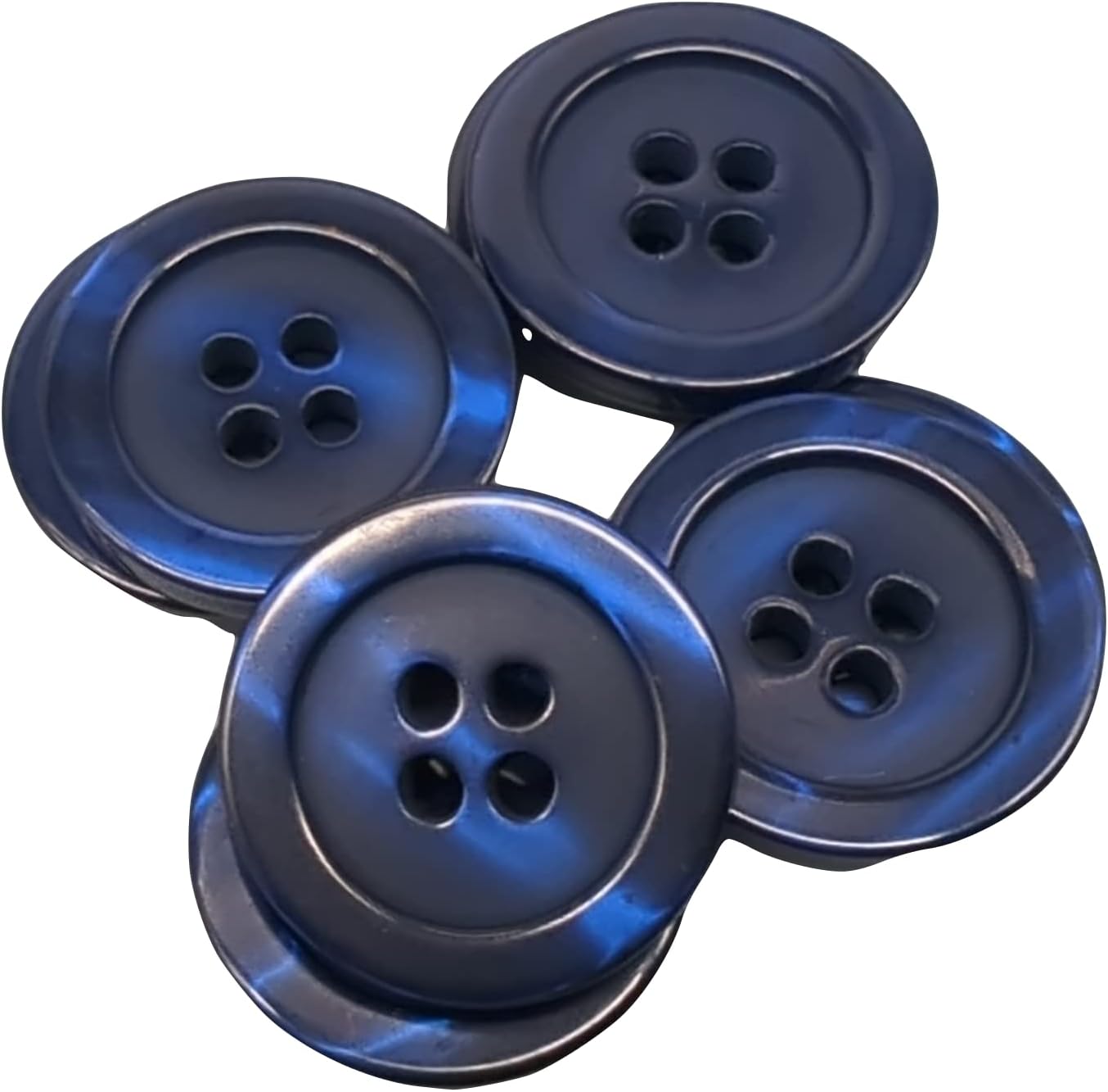 Amazon.com: BOTIBOTON 50 Buttons for Sewing - 5 Sizes and 11 Colours to ...