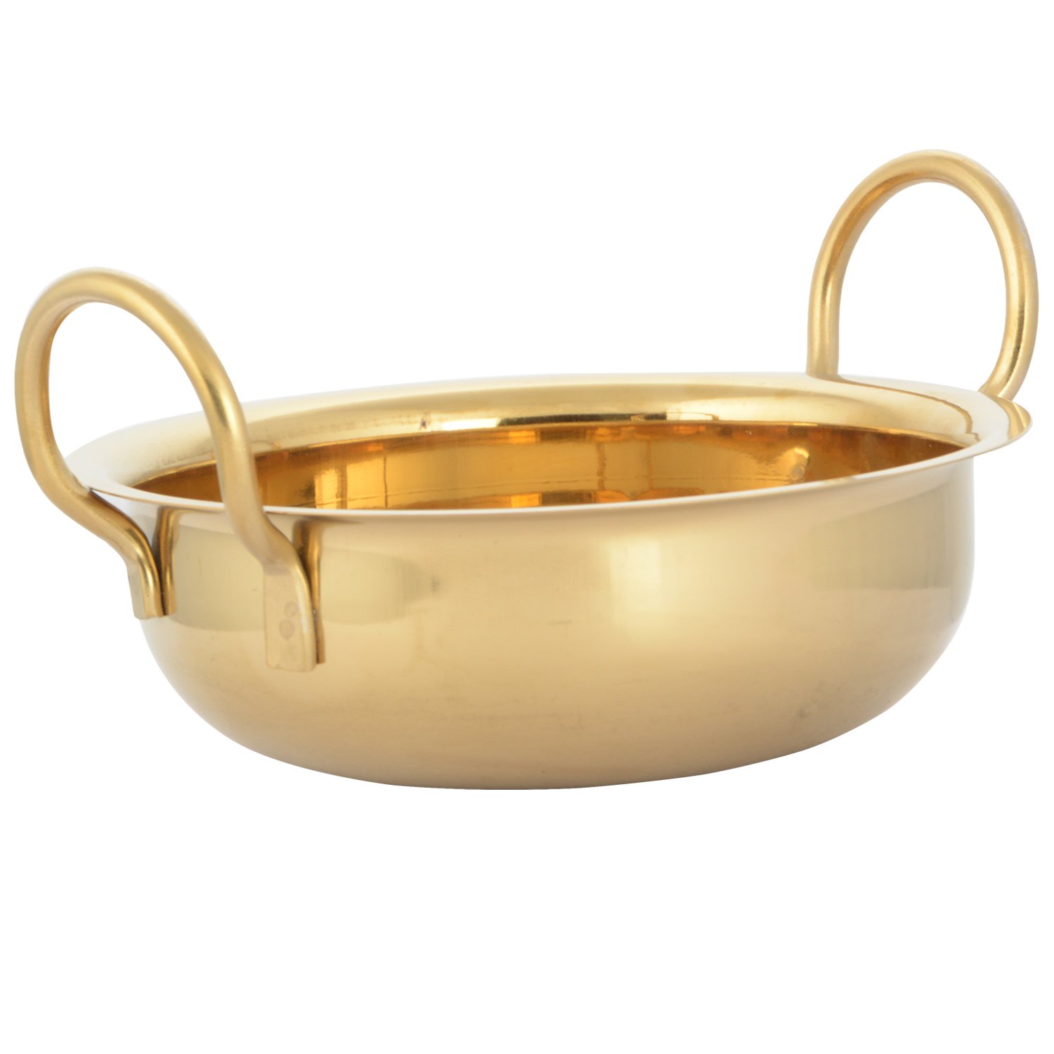 Buy SonaSonaa Gold Plated Stainless Steel Cheena Chatty, 750 ml, Pack ...