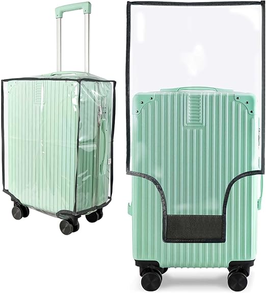 Amazon.com | XIANEWS Clear PVC Suitcase Cover Protectors with Large ...