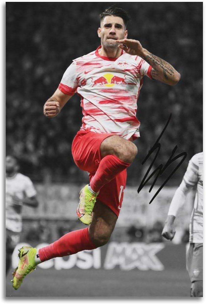 Amazon.com: Dominik Szoboszlai Classic Art Poster of Men's Soccer ...