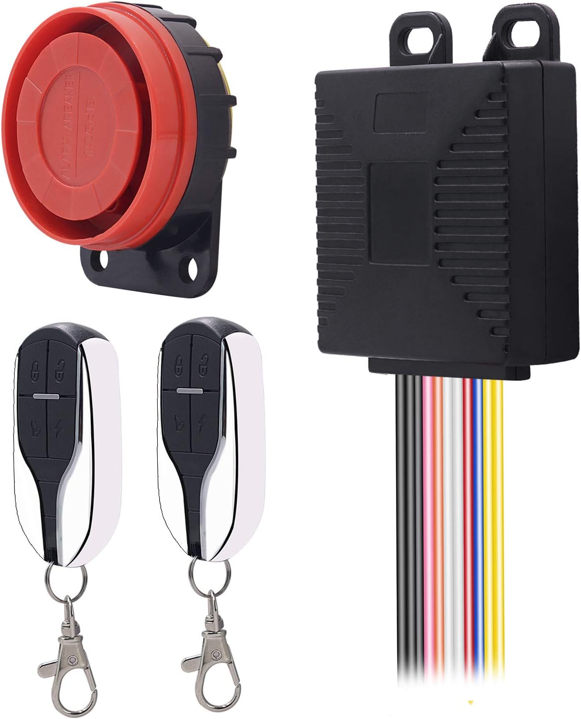 Amazon.com: BlueFire Upgraded Motorcycle Security Kit Alarm System ...