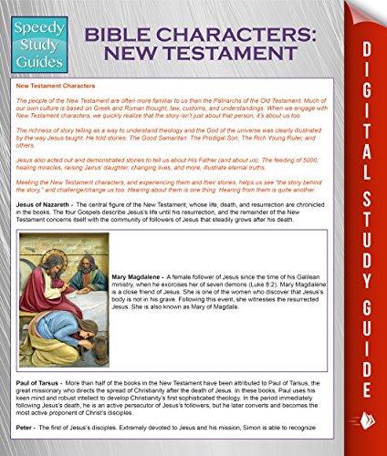 Bible Characters: New Testament (Speedy Study Guides) - Kindle edition ...