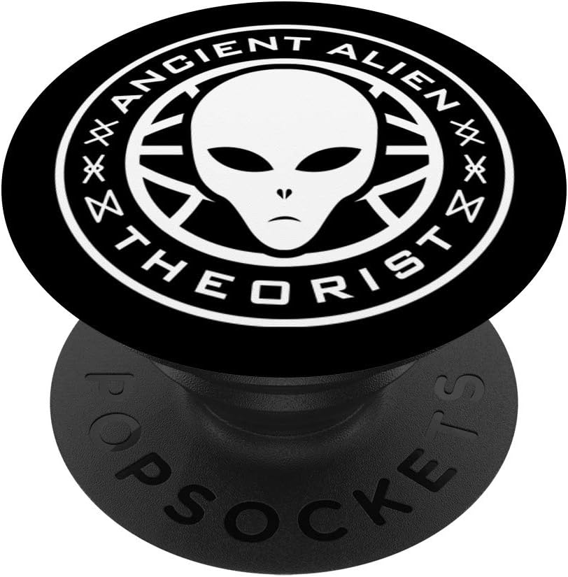 Amazon.com: Ancient Alien Theorist Alien Head Conspiracy PopSockets ...