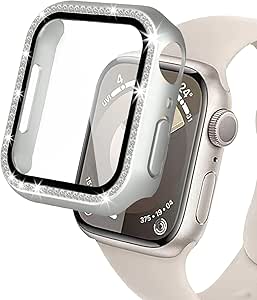 Amazon.com: （42mm,Silver)Bling Cases Crystal Diamond Bumper Cover with ...