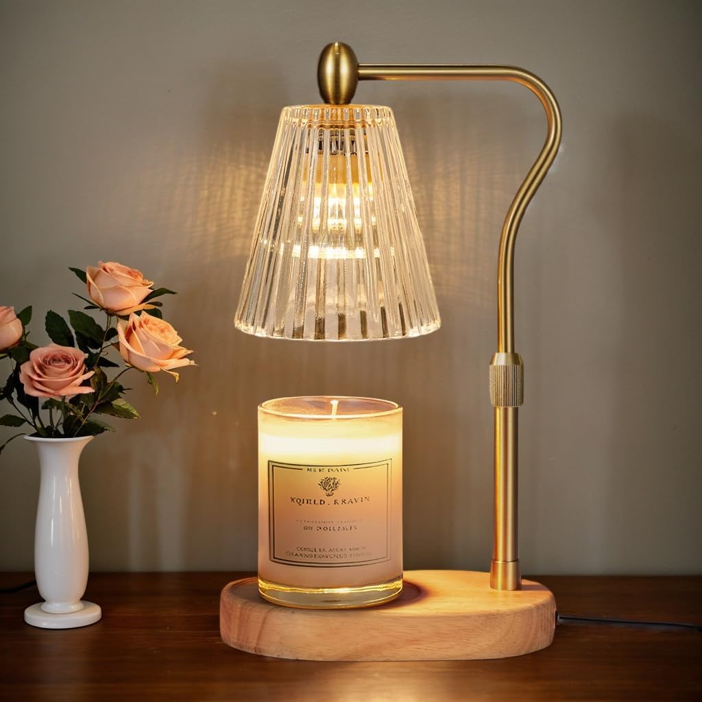 Candle Warmer Lamp - Candle Melter with Dimmable Light and Timer, Safe ...