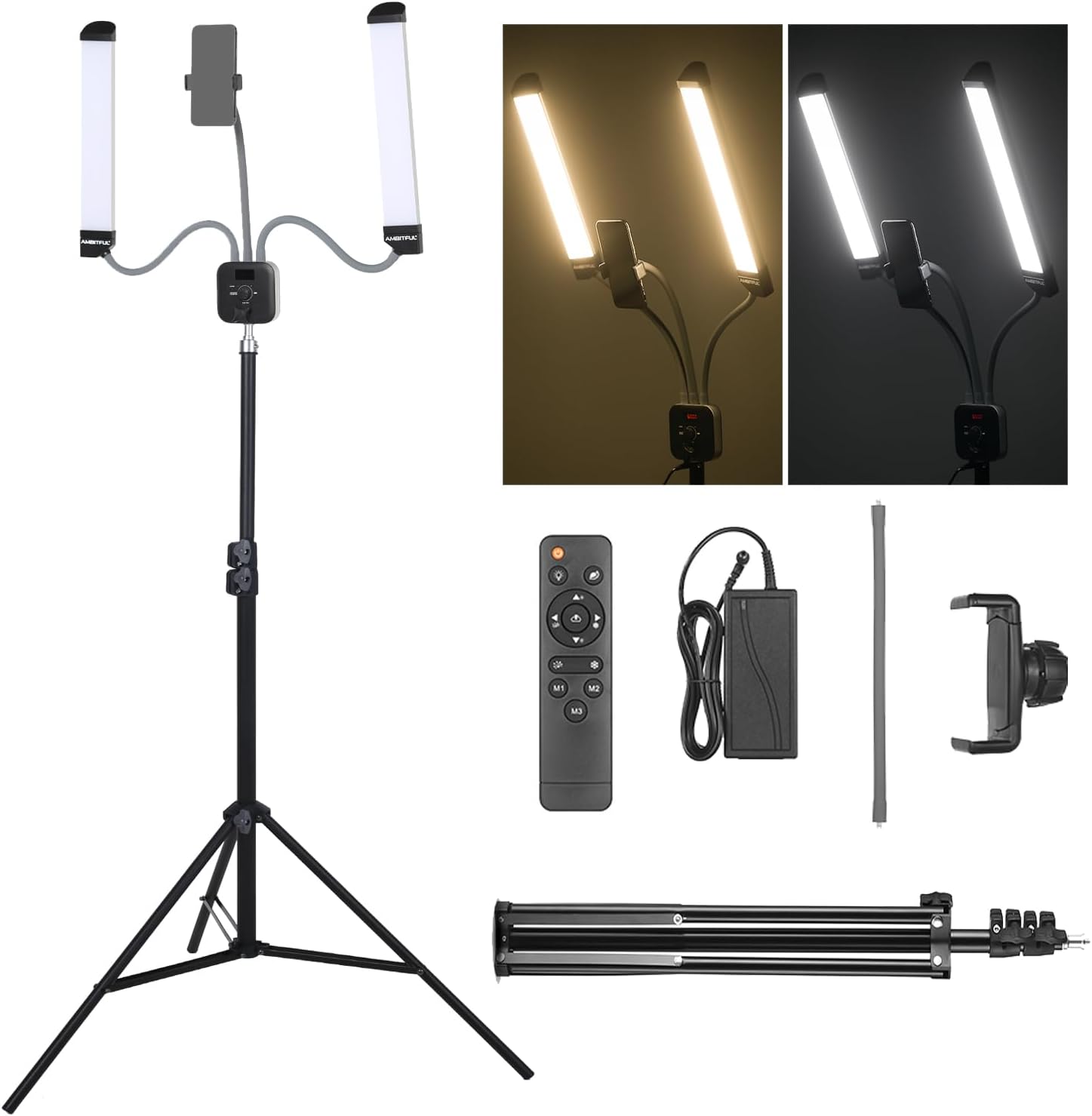 Amazon.com : ULANZI LED Key Light Desktop, Professional Streaming ...