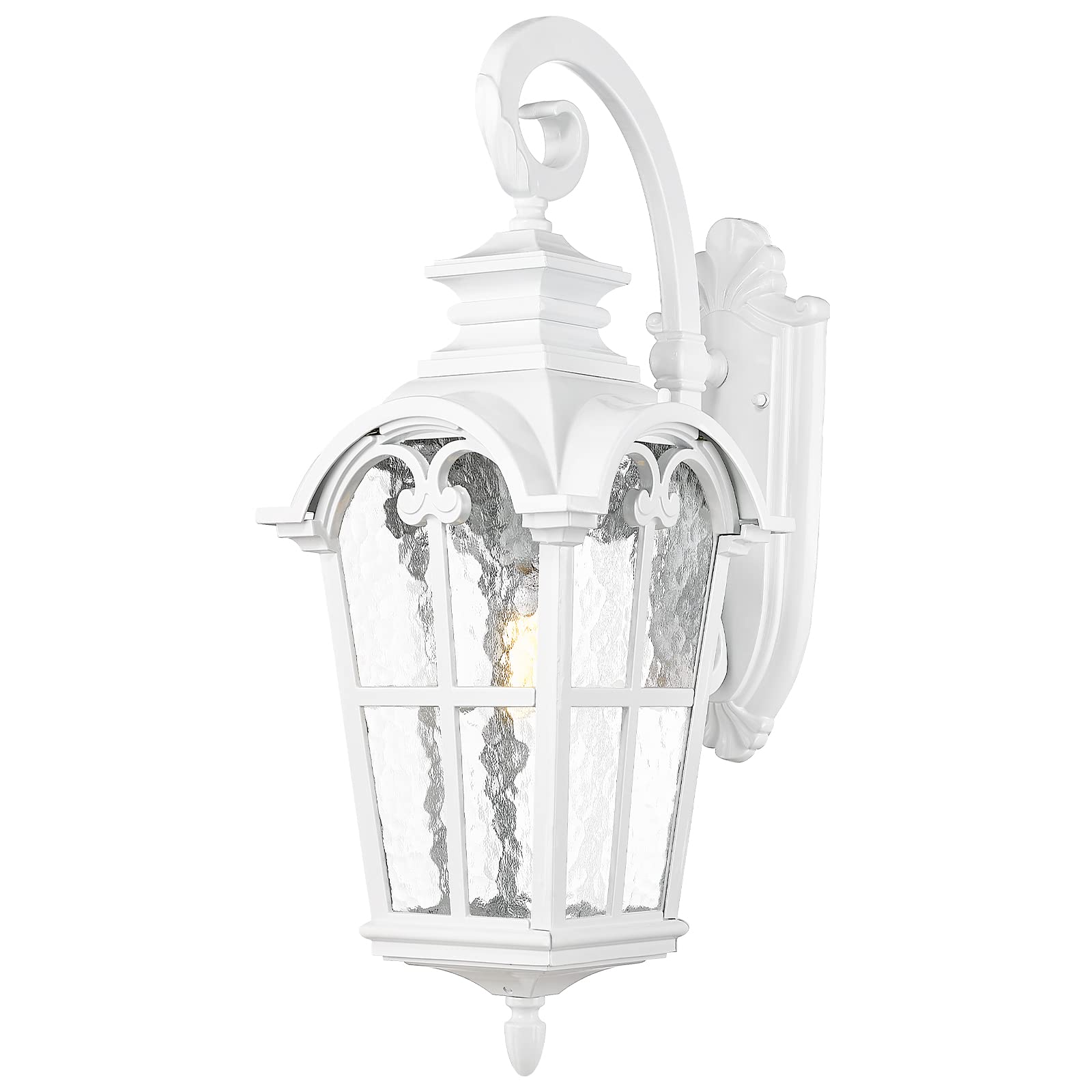 Emliviar 1-Light Modern Outdoor Porch Light Fixture, 25 Inch Large ...