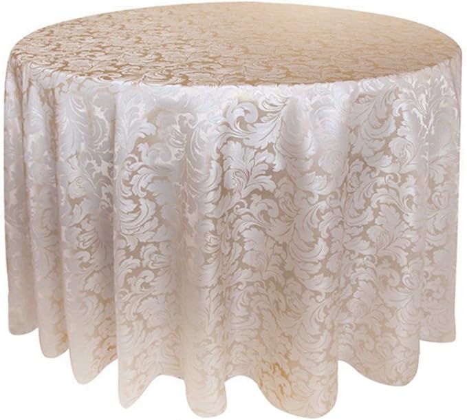 Amazon.com: ColorBird Scroll Damask Jacquard Tablecloth Polyester ...