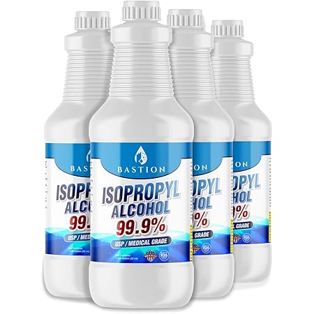 Amazon.com: 2 x 950ml Bottles of 99+% Pure Isopropyl Alcohol Industrial ...