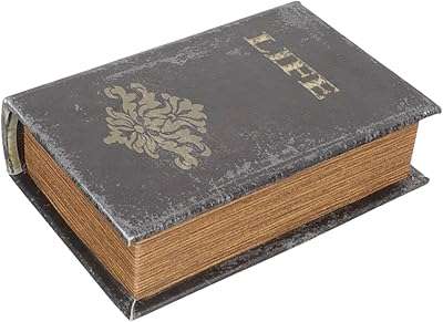 Amazon.com: Decorative Vintage Book Shaped Trinket Storage Box- Green ...