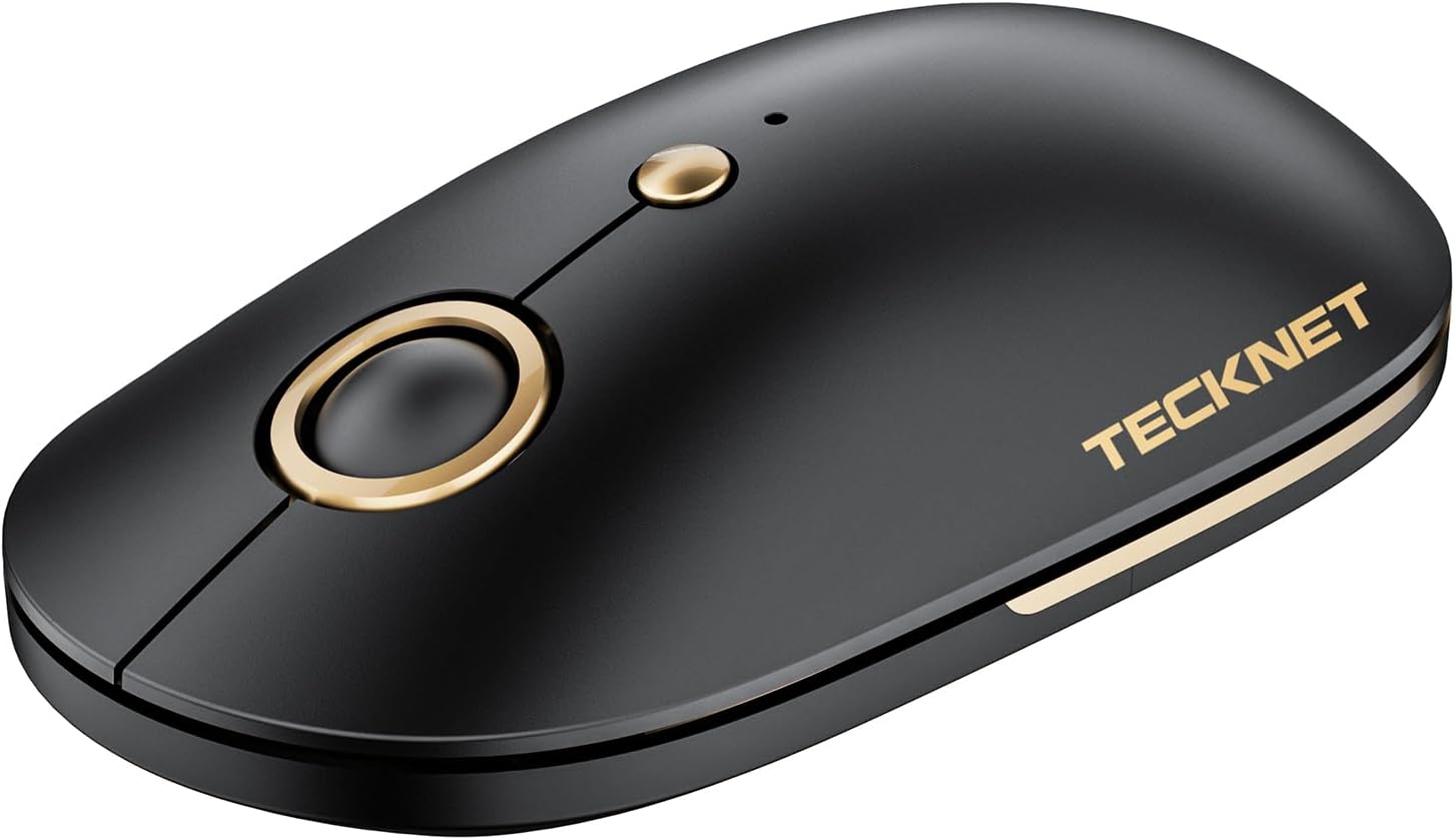 TECKNET Souris Bluetooth sans Fil (Tri-Mode BT 5.0/3.0 + 2.4G ...