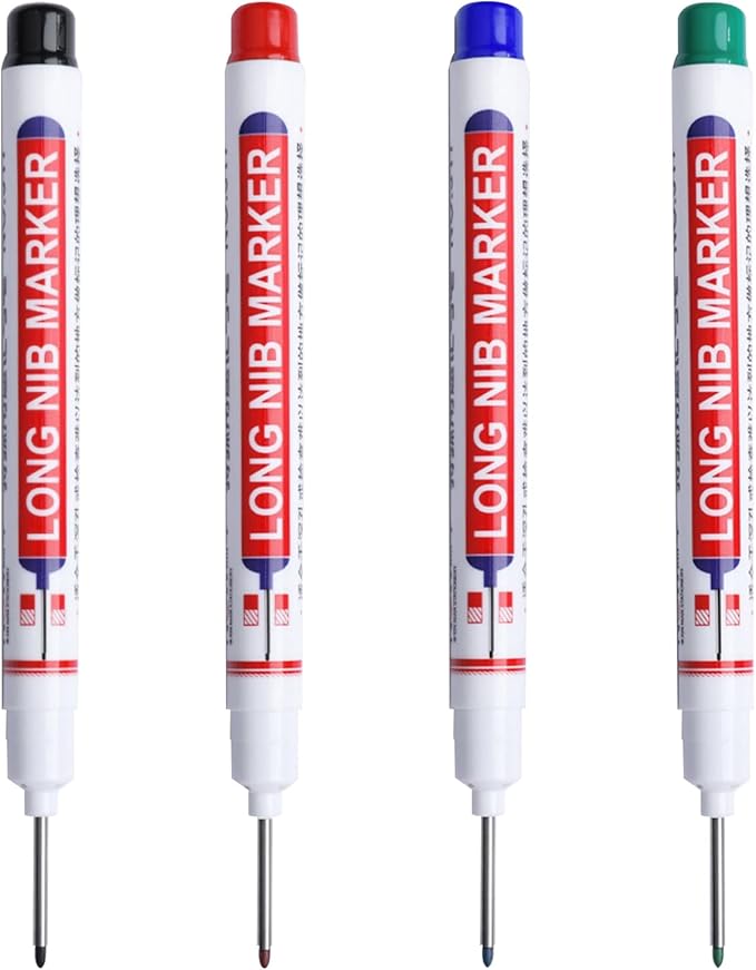 Amazon.com : ZLYY 4 Pieces of 20mm Long Nose Marker Pens, Deep Hole ...