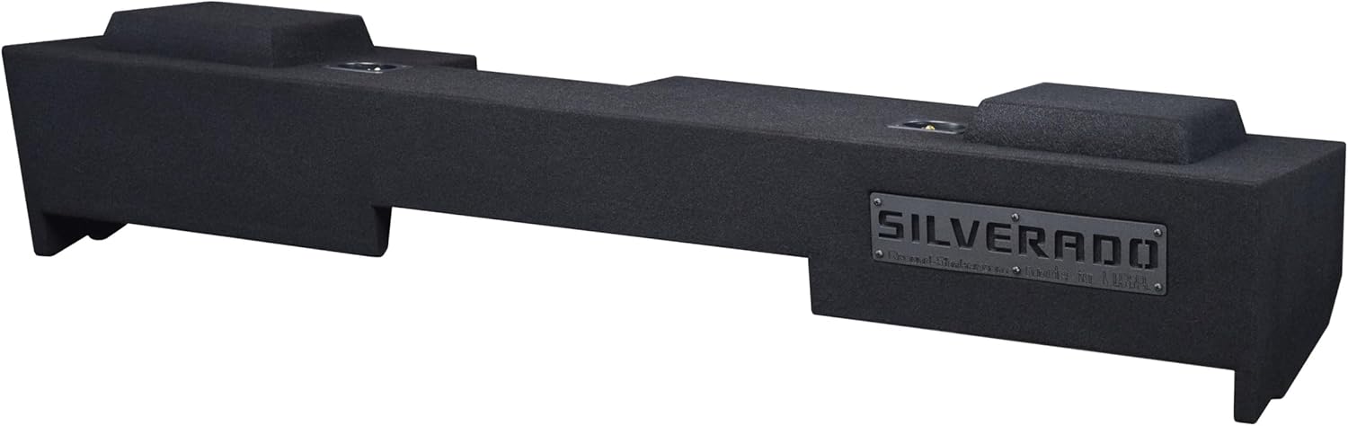 Amazon.com: 12" Dual Sub Box for Silverado Extended Cab 2007-2018 ...