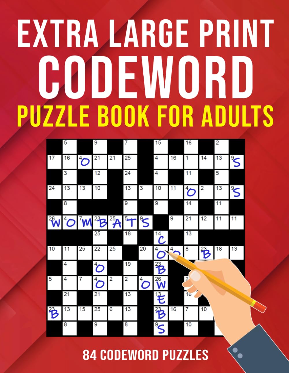 Amazon.com: Extra Large Print Codeword Puzzle Book for Adults: 84 Codeword Puzzles ...