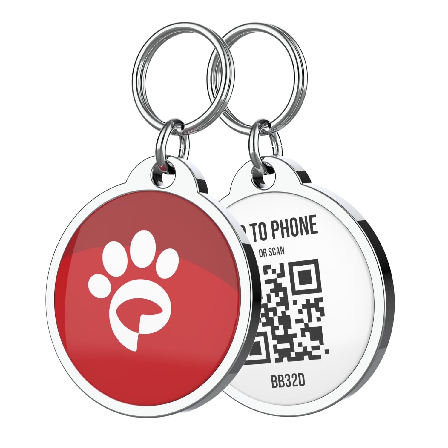 Amazon.com: HeyBuddy® QR Code Smart Pet Tags for Dogs & Cats ...