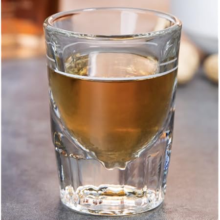 1 X 2 oz Heavy Shot Glass with Line