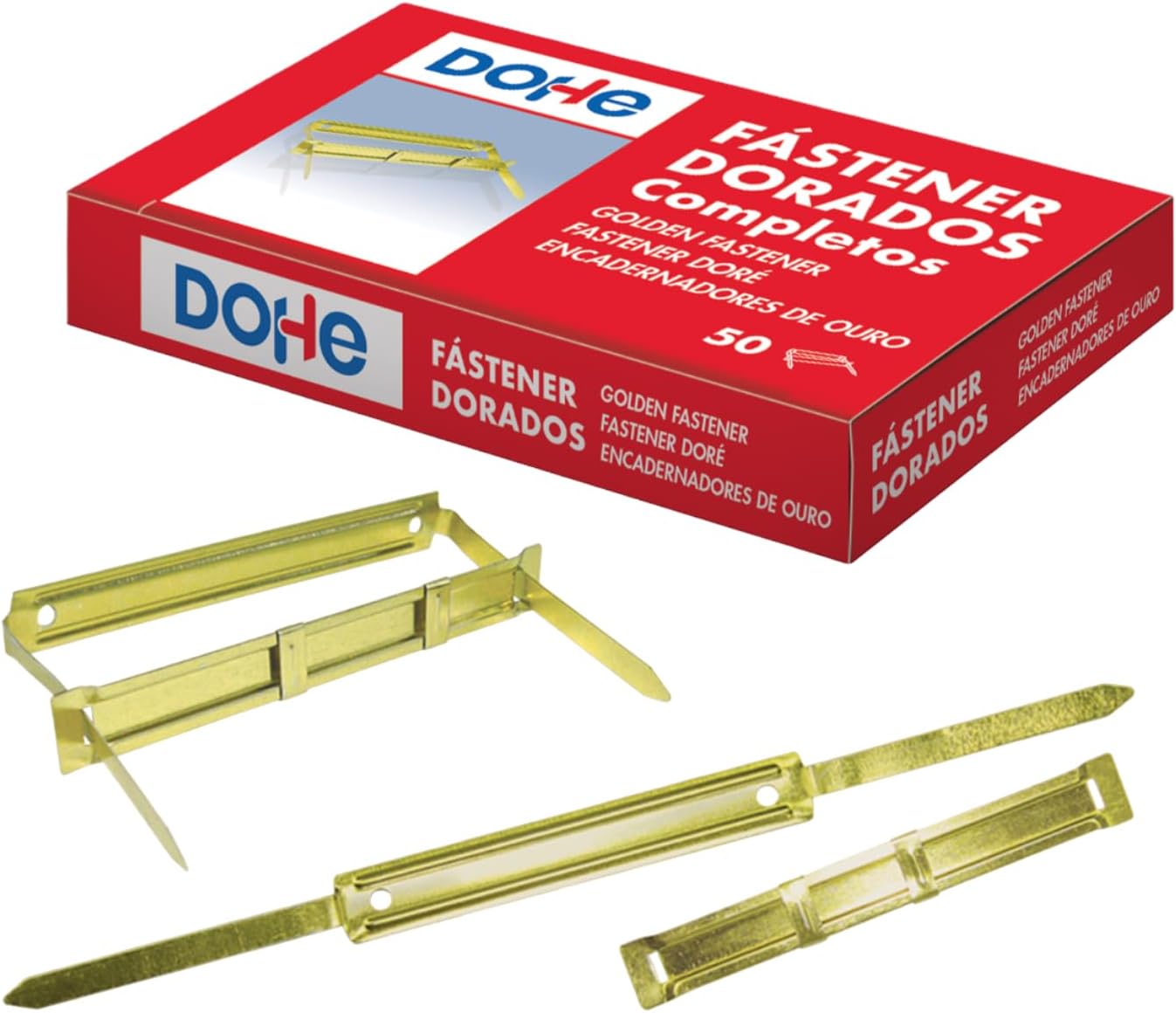 Rapesco FC020850 Two-Piece Paper Fasteners, Pack of 50 : Amazon.co.uk ...