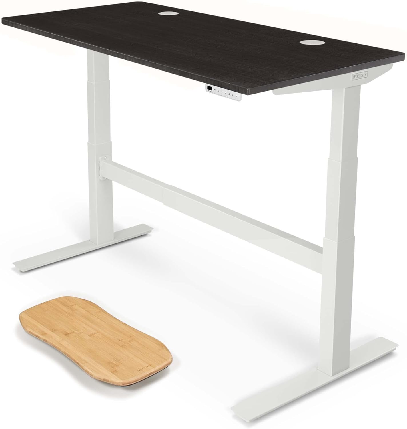 Amazon.com: UPLIFTDESK Black Bamboo (60 x 30 inch) Standing Desk 2-Leg ...