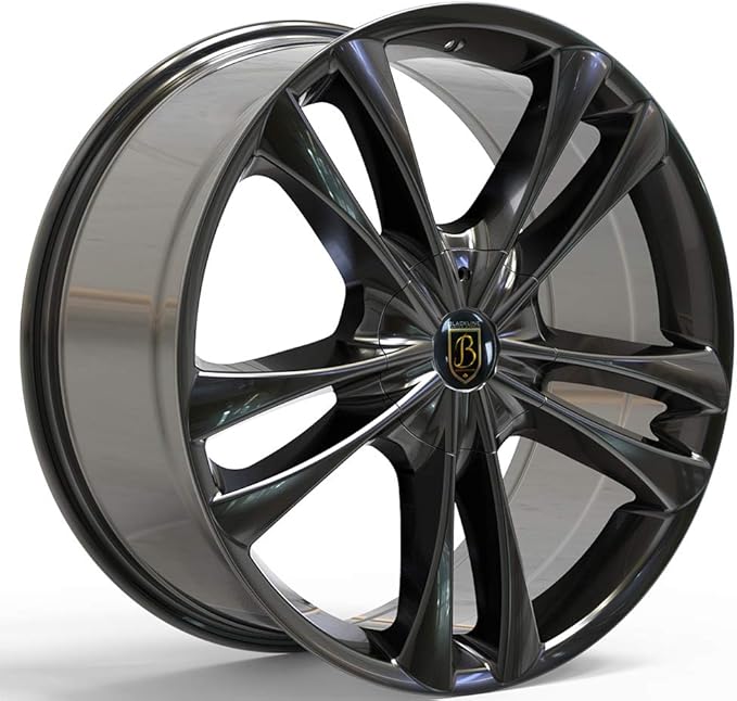 BLACKLINE “Alpine” Alloy Wheel/Rim, Size 15 X 6.5 Bolt Pattern 5x100 ...
