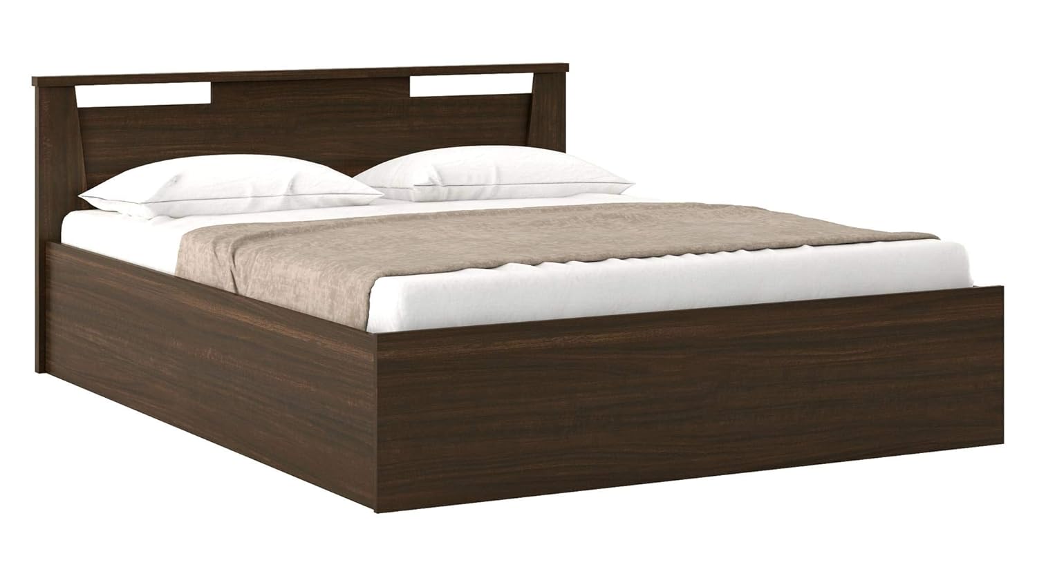 Urban Ladder Pavis Queen Size Box Storage Bed (Finish : Californian ...