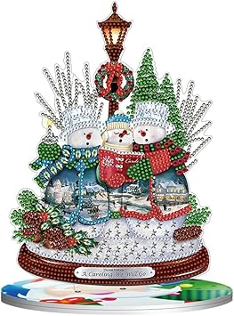 Amazon.com: Alloyseed Christmas Diamond Painting Tabletop Kit Diamond ...