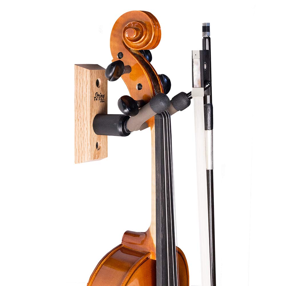 Snapklik.com : String Swing Violin Hanger Wooden Wall Mount For Home ...