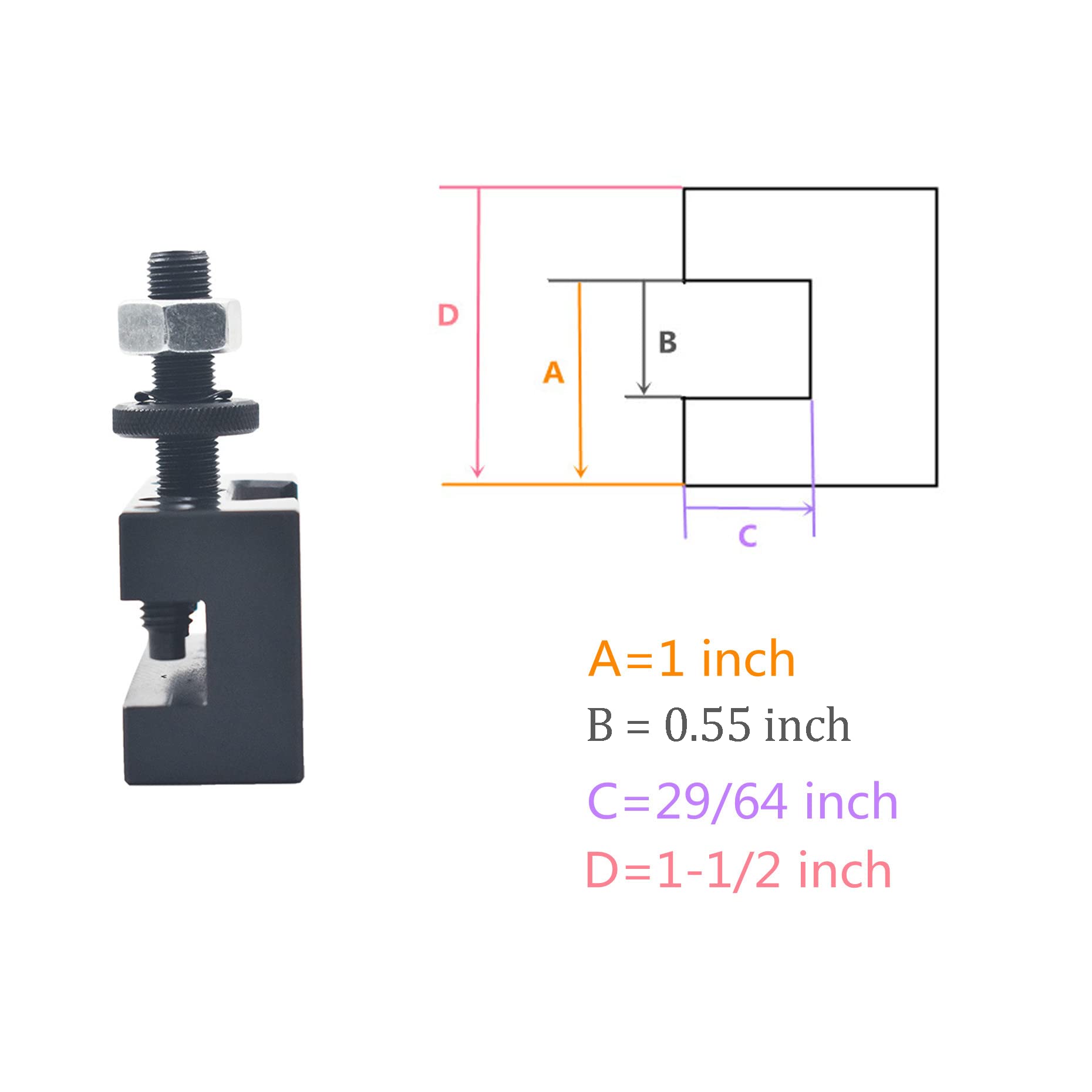 Snapklik.com : Kimllier 2Pcs AXA 250-101 Quick Change Turning & Facing ...
