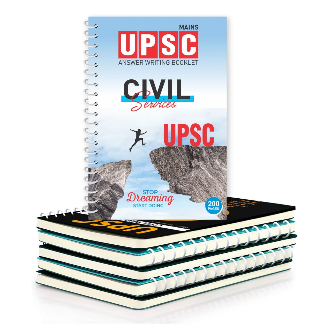WonderHub UPSC Mains Answer Writing Booklet (200 pages in one booklet ...