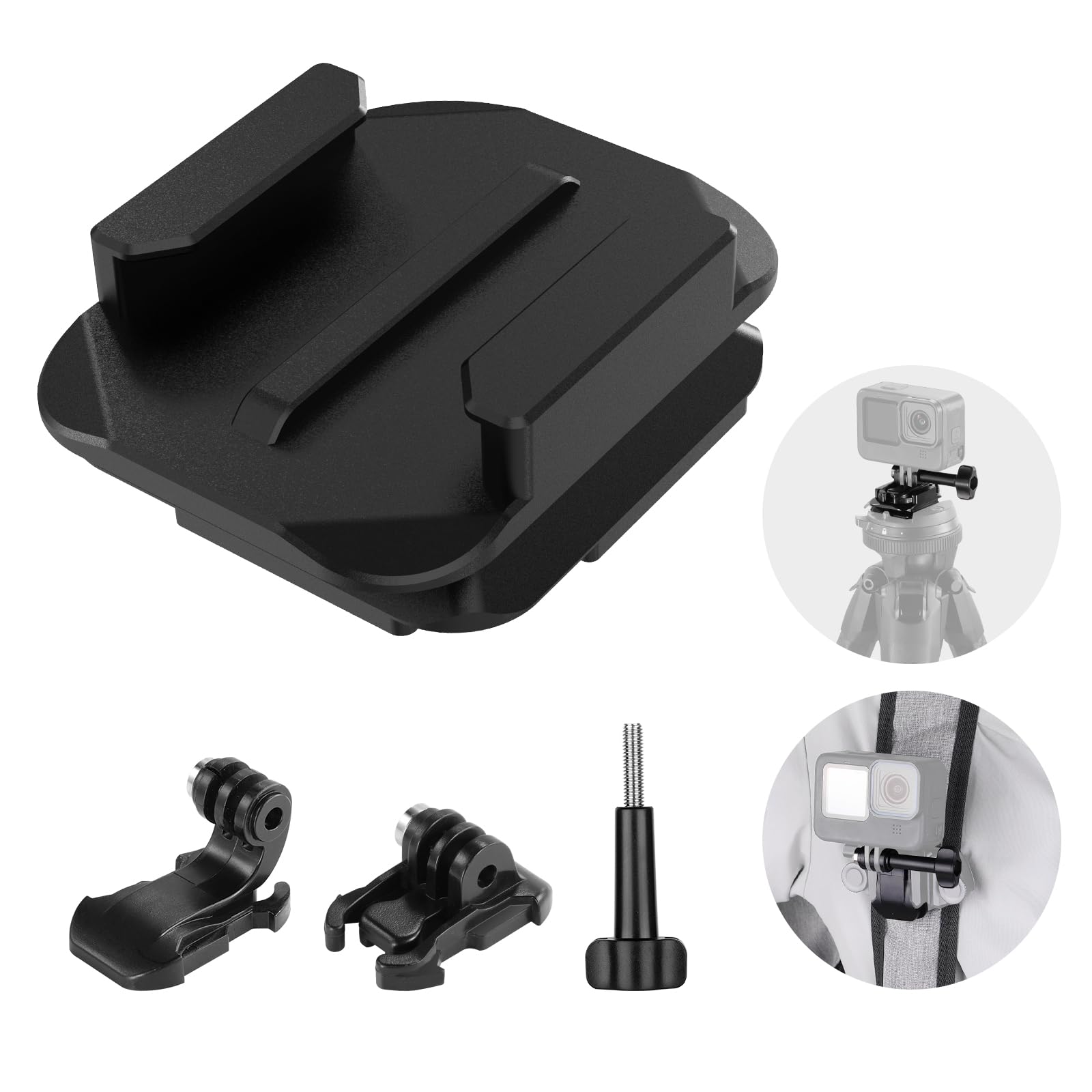 Amazon.com: Neewer Backpack Strap Mount Adapter Kit Compatible with ...