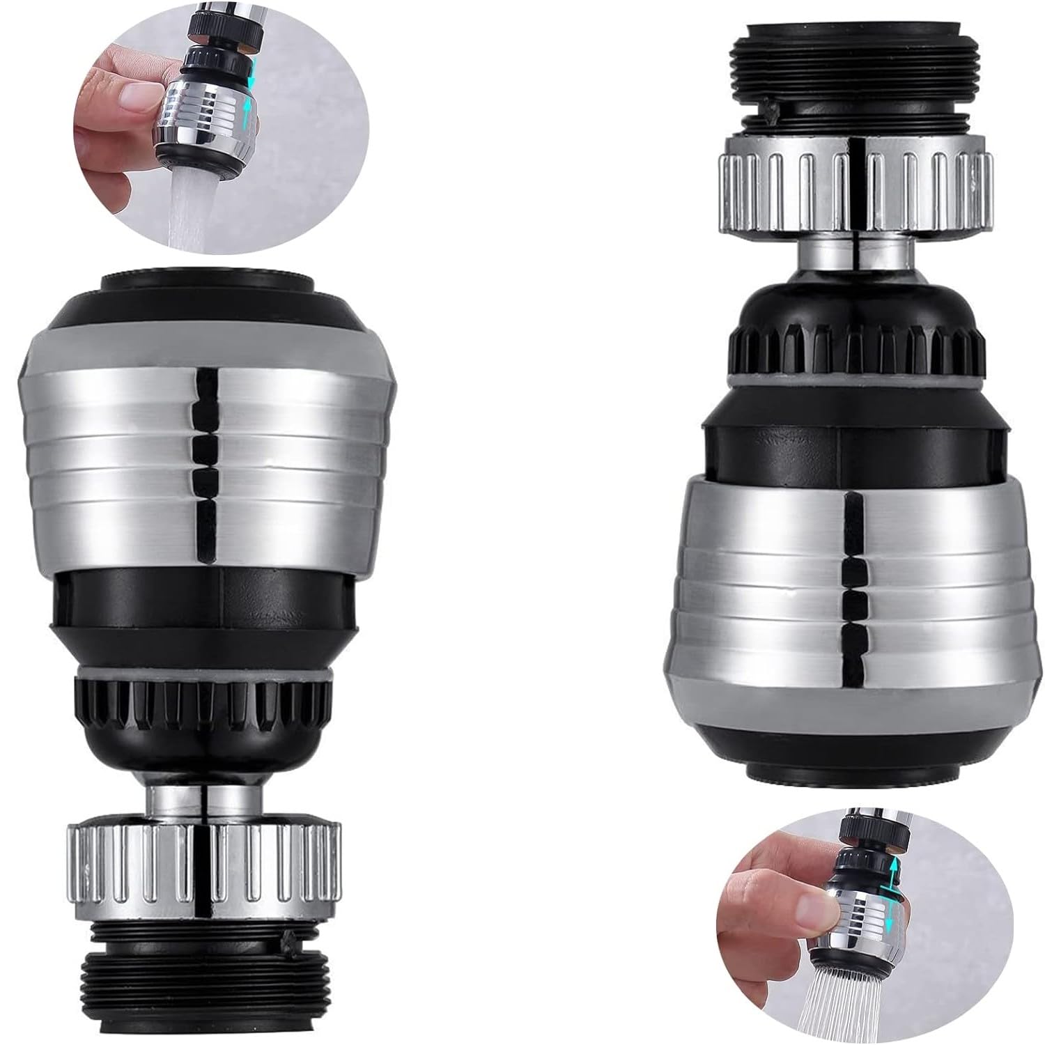 KRIVETY 3 pcs Faucet Extender, Tap Extensions, Tap Aerator, Tap ...