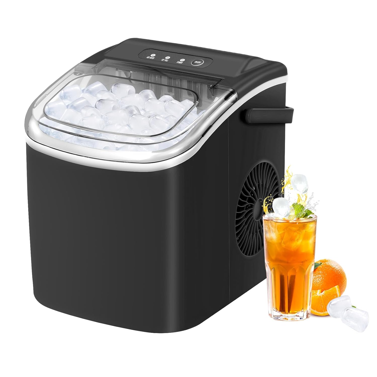 Amazon.com: BINMIT Countertop Ice Maker, Small Ice Maker Machine with ...