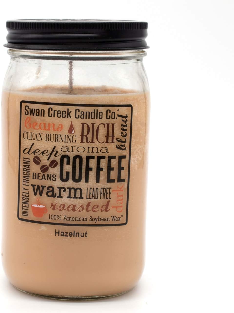 Amazon.com: Swan Creek Candle Hazelnut 24 Oz Candle : Home & Kitchen