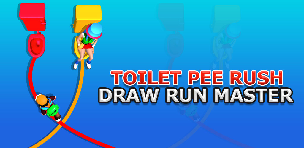 Toilet Pee Rush! Draw Run Race Puzzle Master - Draw Toilet Going Path ...